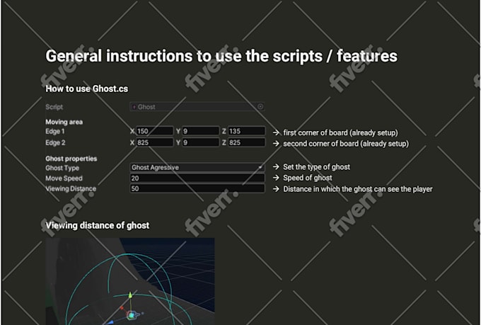 Create a c sharp script for your unity project by Crvnrs | Fiverr